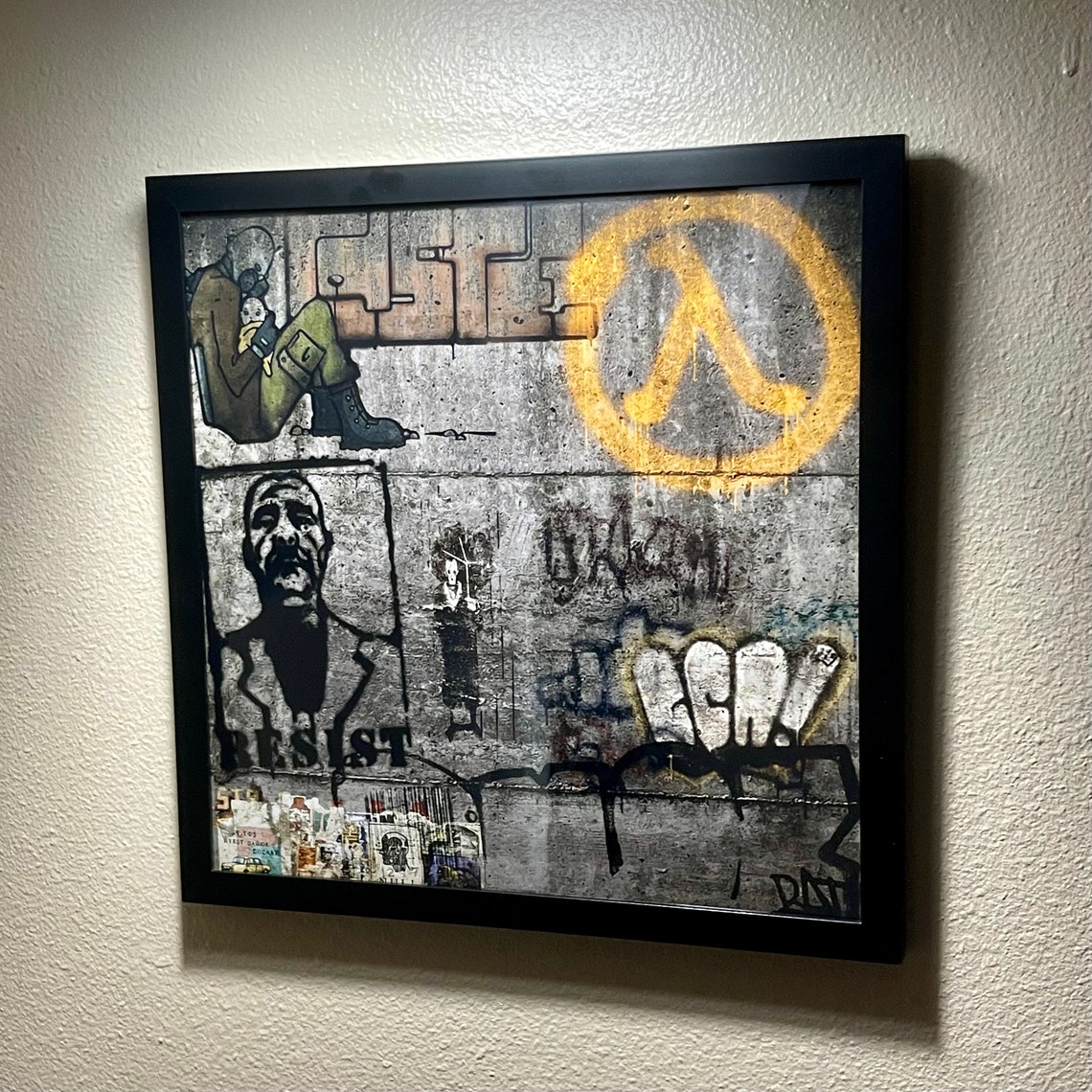 Half Life 2 Graffiti Wall Poster | 12 X 12 Matte or Gloss - Etsy