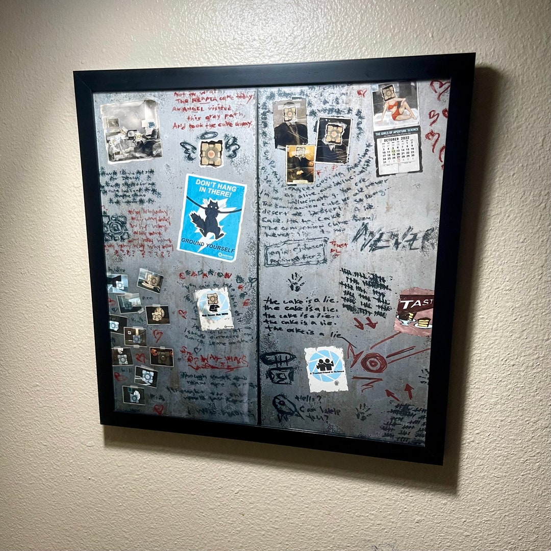 Portal 2 Doug Rattman Wall Poster Print | 12 X 12 Matte or Gloss - Etsy