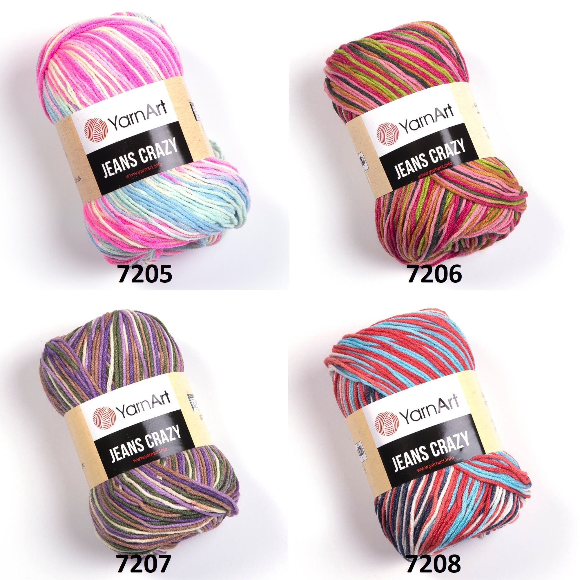 Yarn Yarnart Jeans Crazy Amigurumi Yarn Toys Yarn Cotton Yarn ...