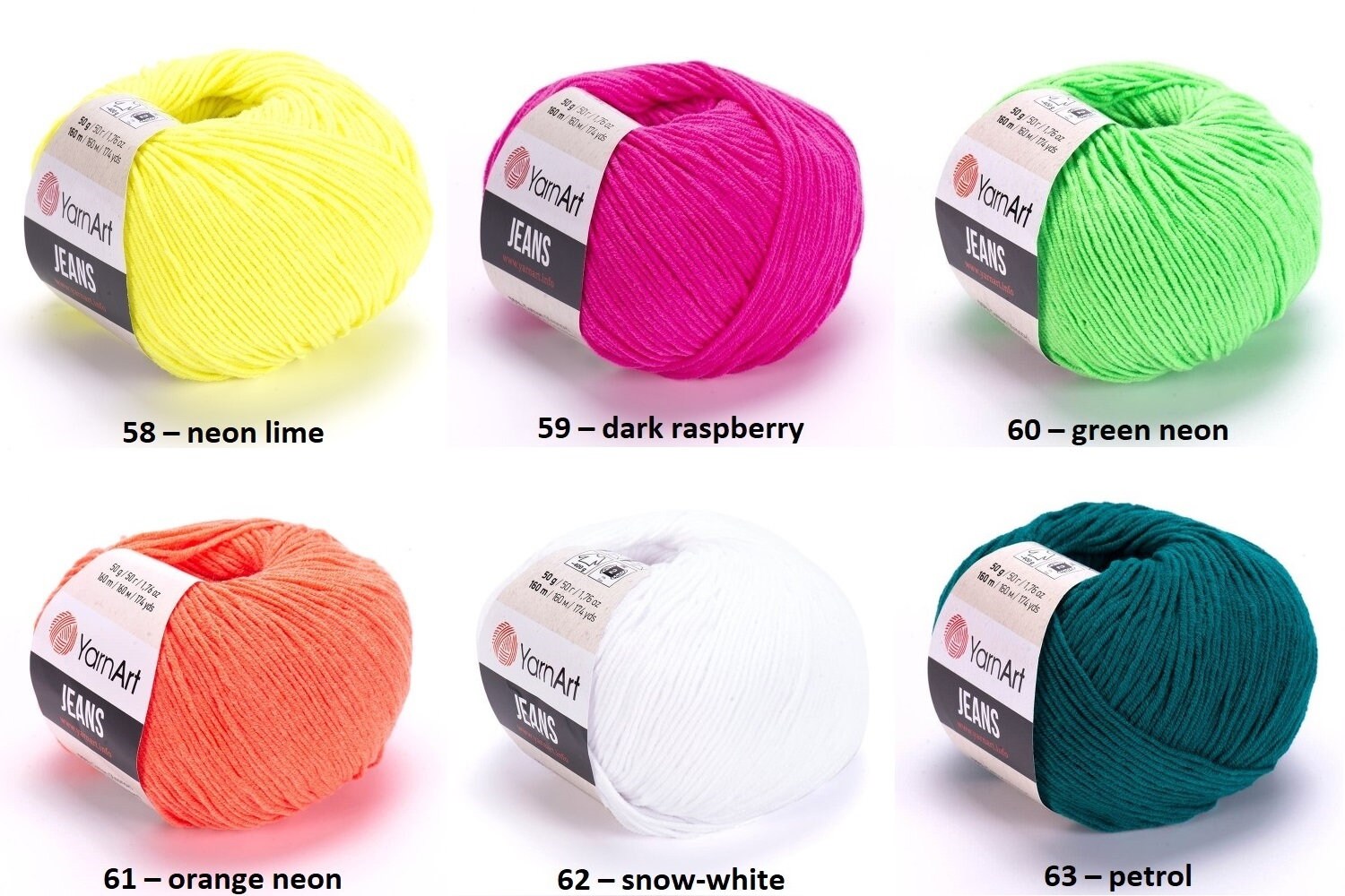 Yarn Yarnart Jeans Yarn аmigurumi Yarn Cotton Yarn Cotton String Cotton Thread Crochet Cotton ...