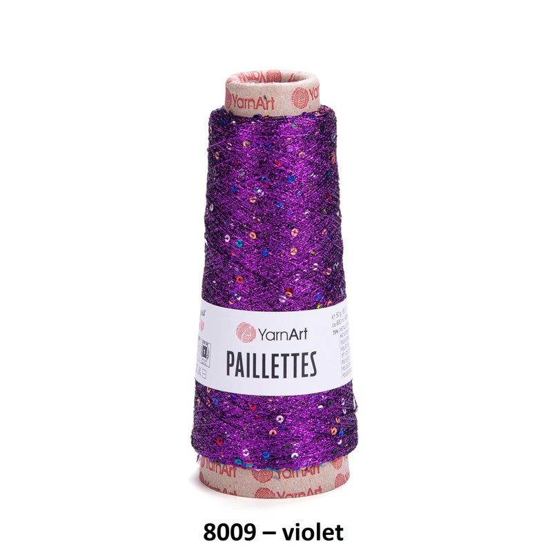 Yarn Yarnart Paillettes Payette Yarn Sequins Yarn Beads Yarn Beaded ...