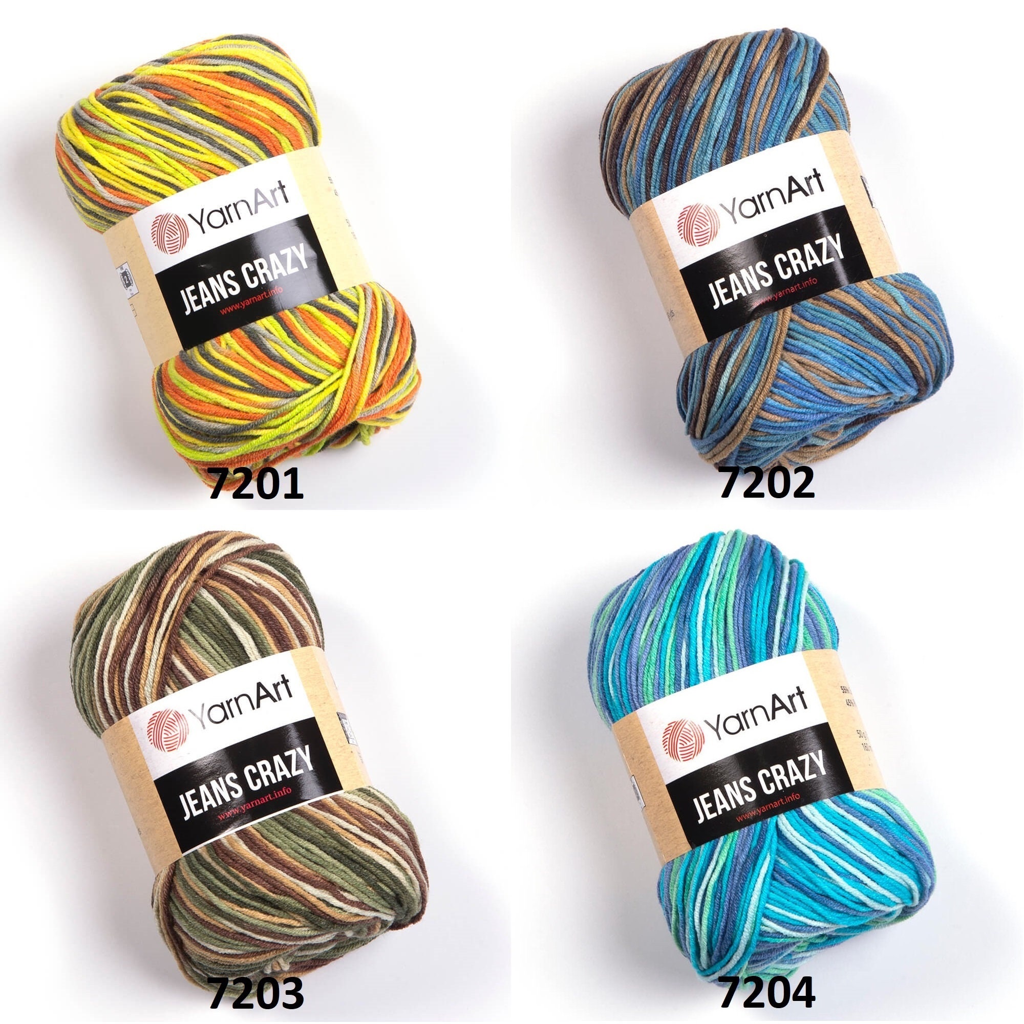 Yarn Yarnart Jeans Crazy Amigurumi Yarn Toys Yarn Cotton Yarn ...