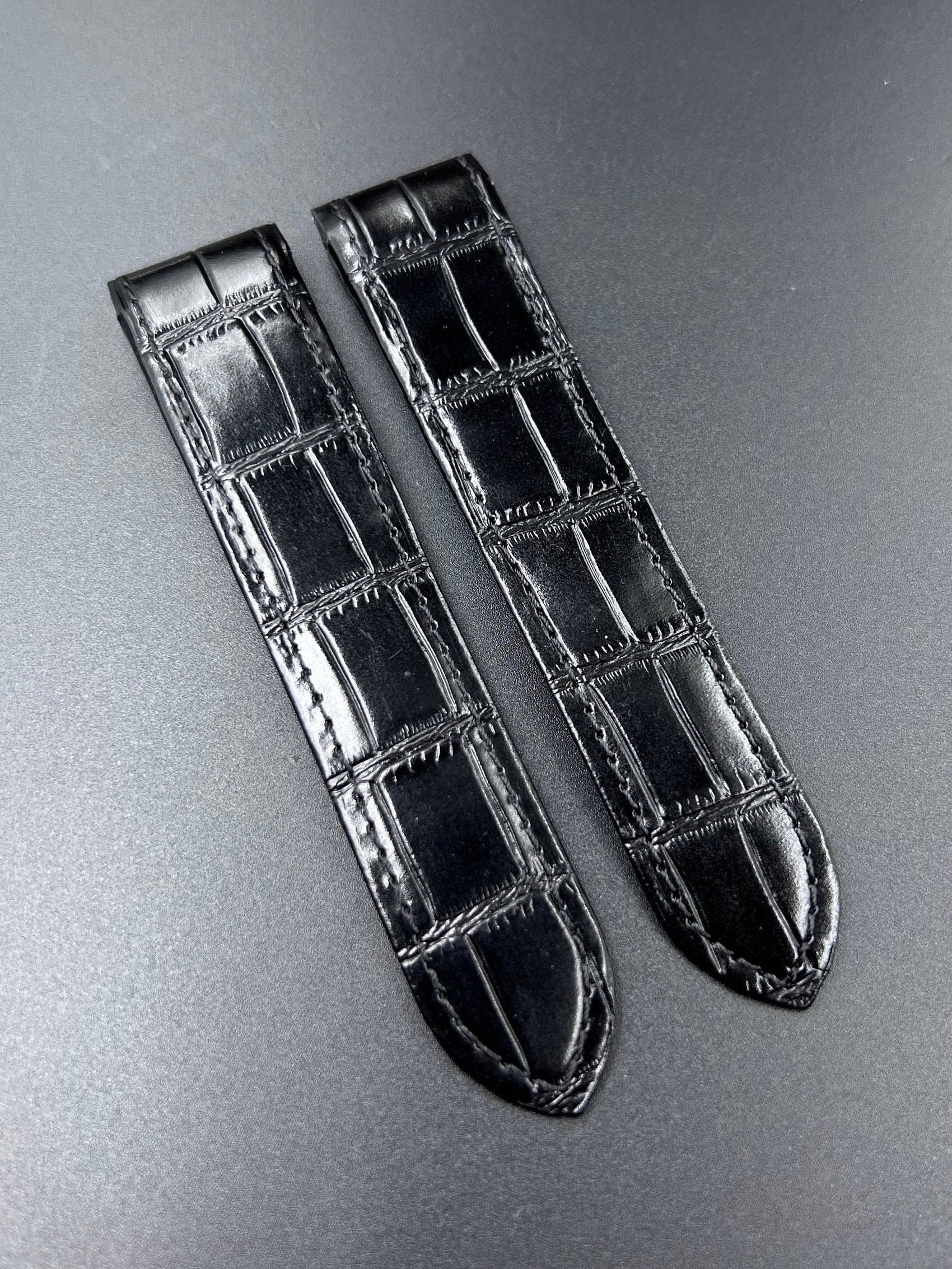 Cartier Santos 100 Leather Strap Handmade - Etsy