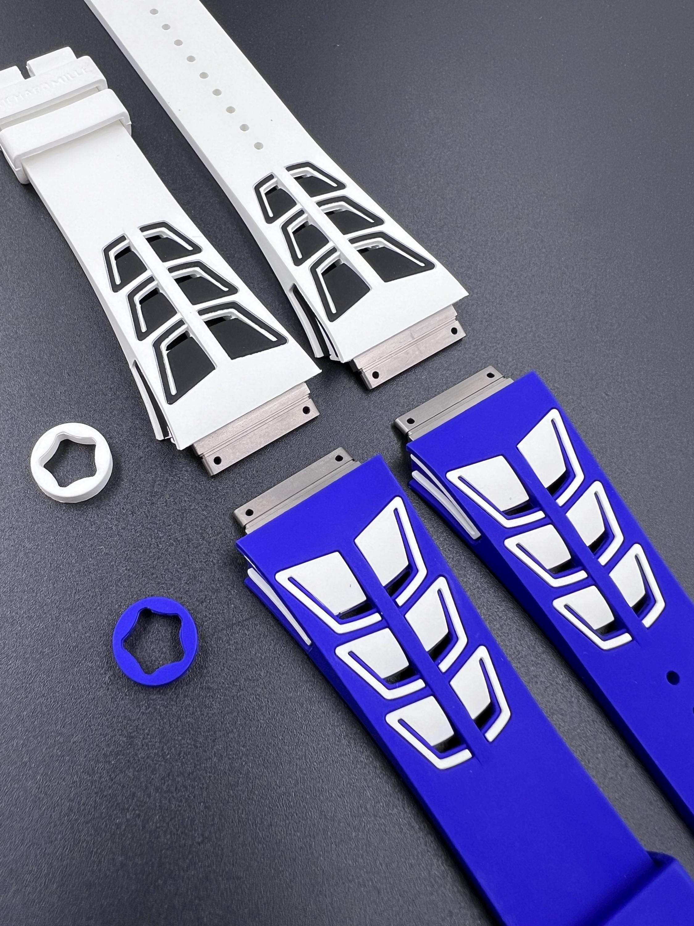 Rm11/30 Rubber Strap Richard Mille Model Dual Tone Colours - Etsy