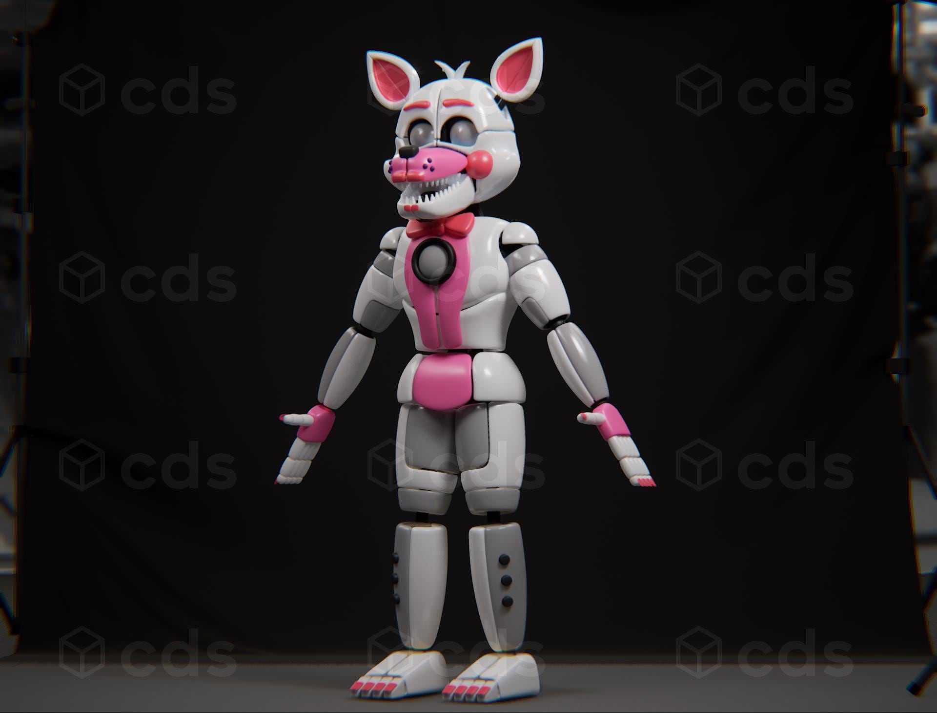 FNAF Lolbit Full Body Printable STL Files 3D Model - Etsy