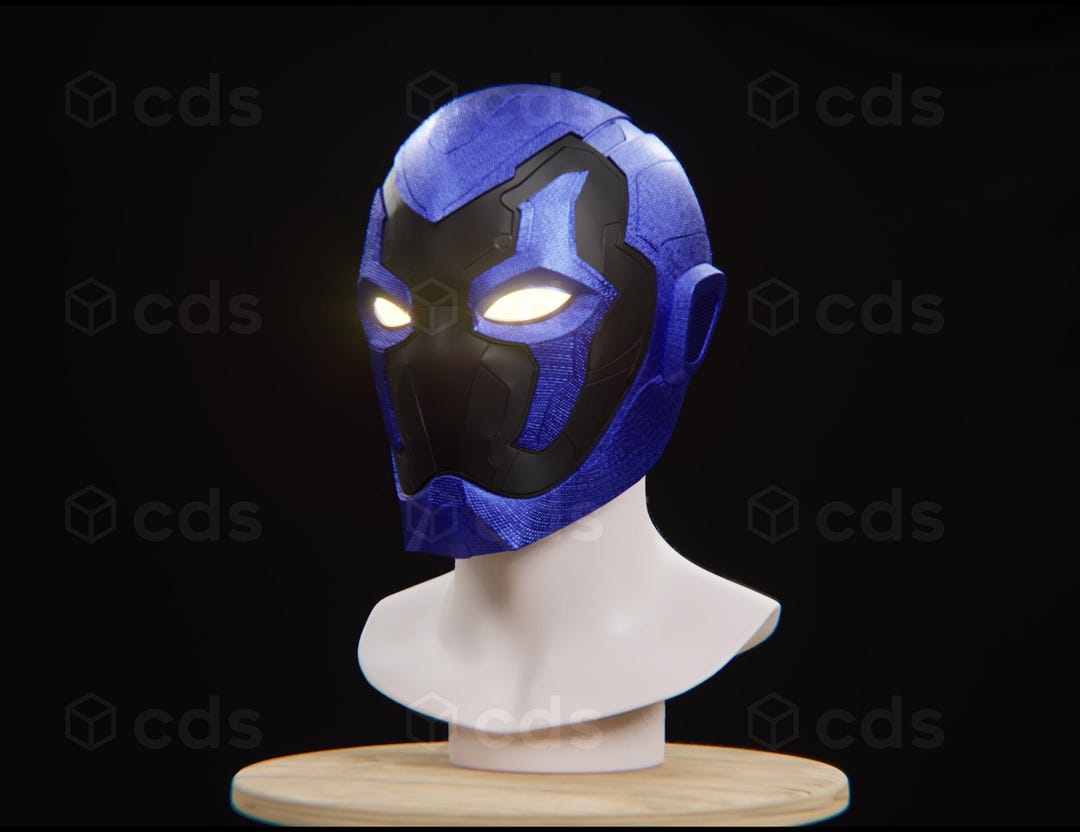 Bleu Beetle Mask Printable STL Files - Etsy