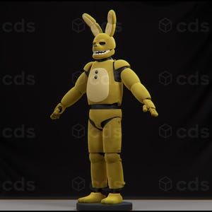 FNAF Spring Bonnie Full Body Wearable STL Files - Etsy Australia