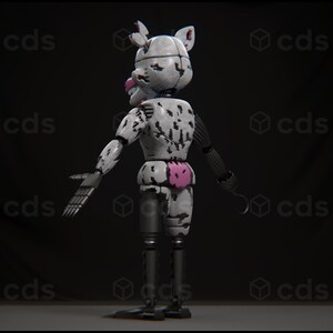 FNAF Lolbit Nightmare Full Body Wearable With Head Printable STL Files ...