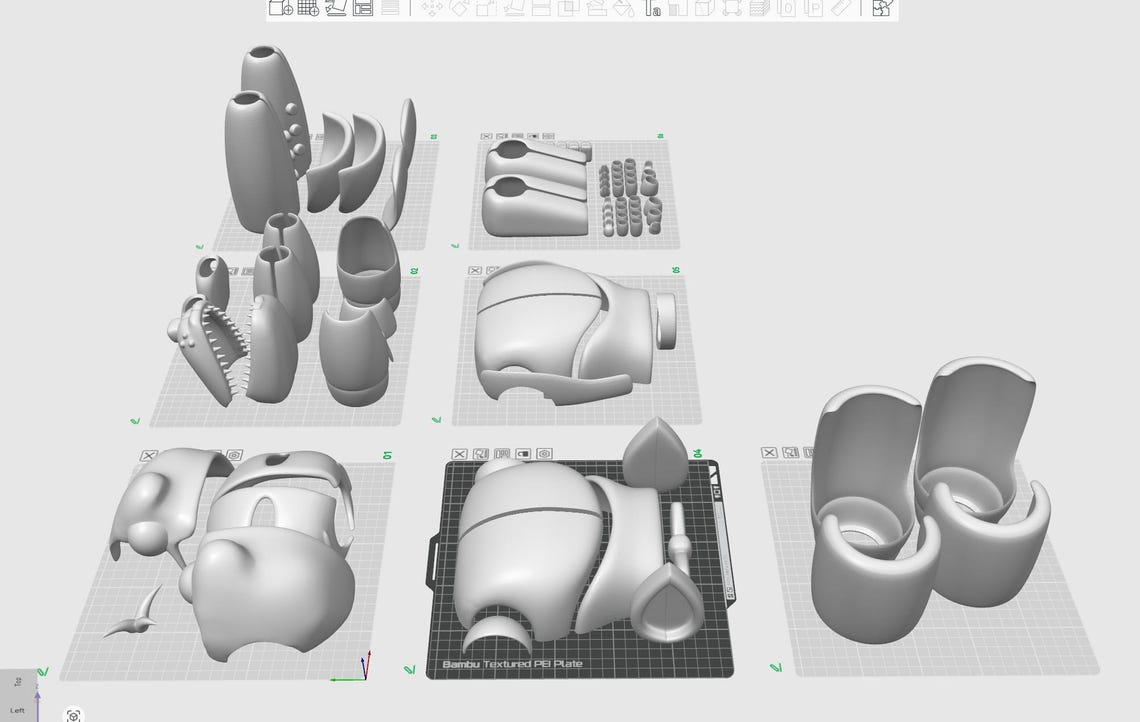 FNAF Lolbit Full Body Printable STL Files 3D Model - Etsy