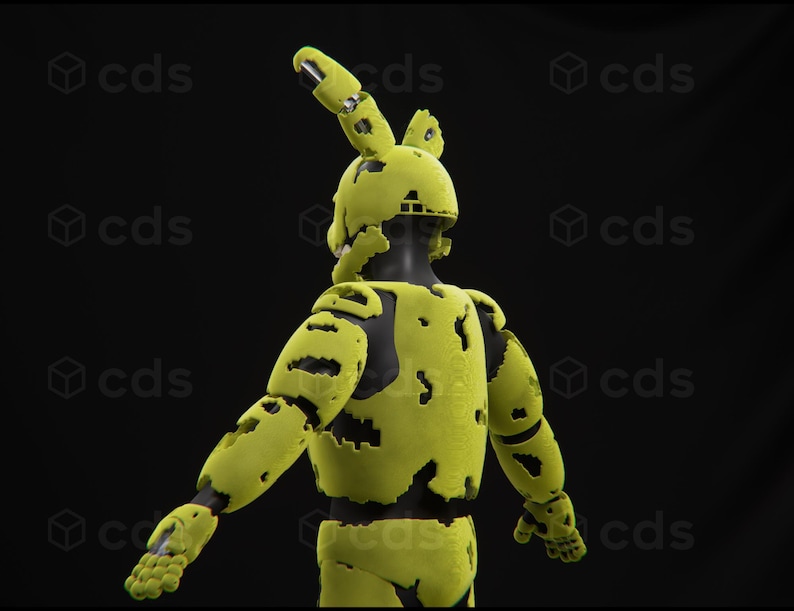 FNAF Springtrap Full Body Printable STL Files 3D Model - Etsy