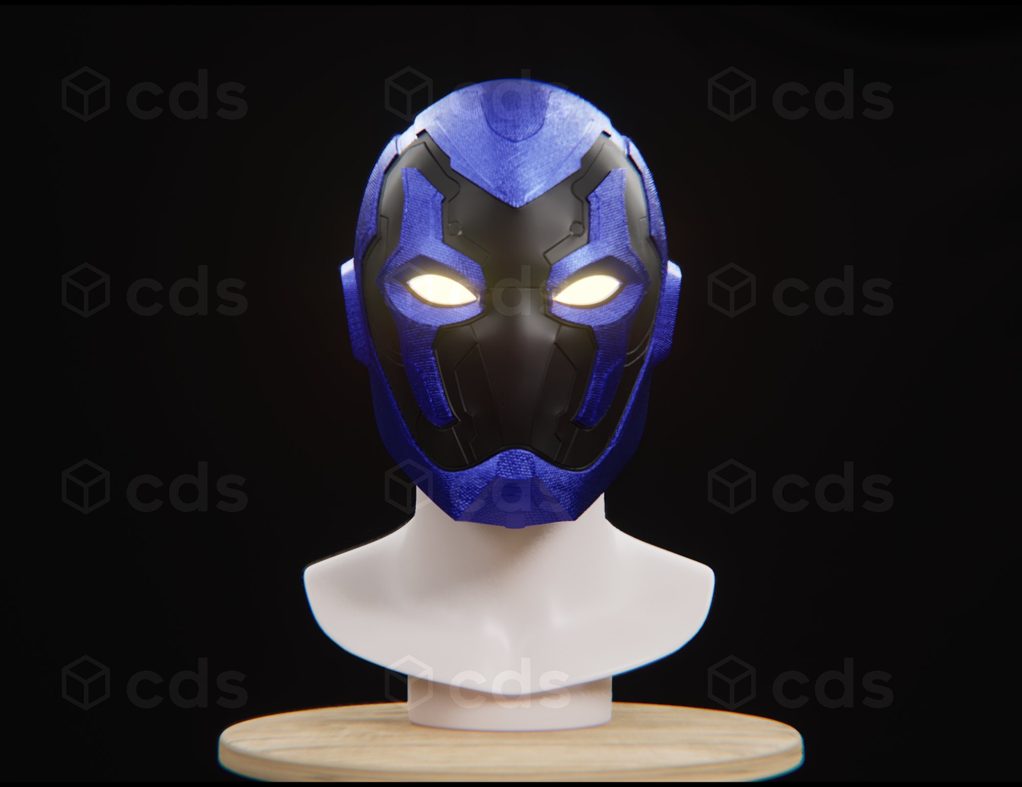 Blue Btl Head Wearable and Printable STL Files 3D Model - Etsy