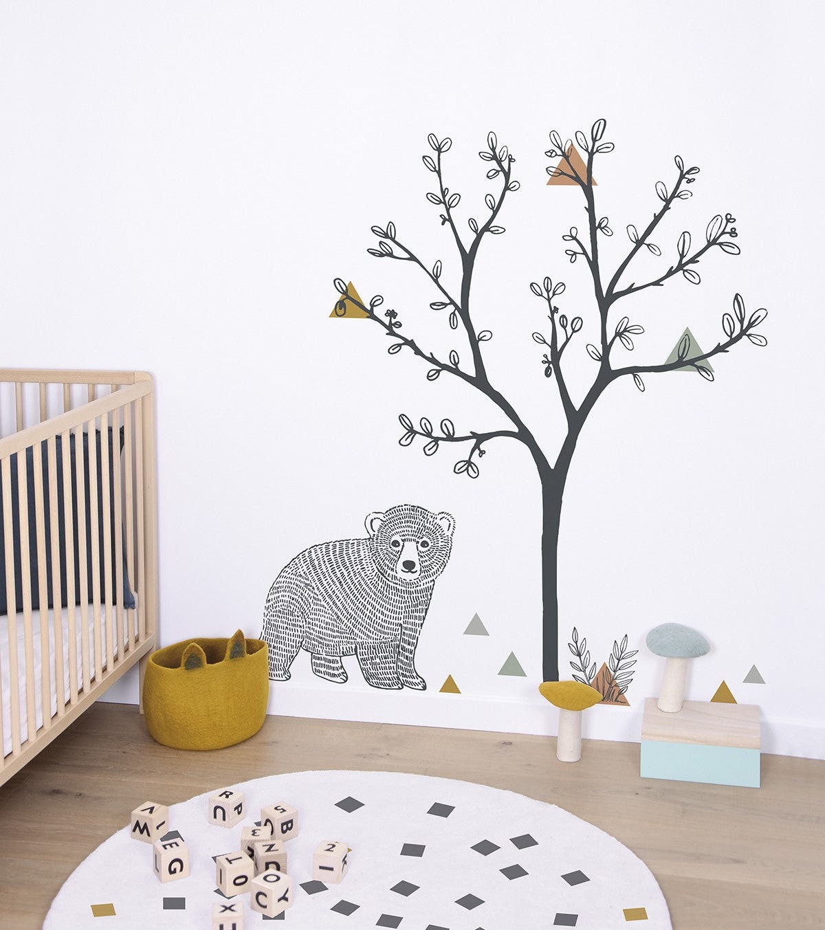 ENCHANTED Large Sticker the Bear - Etsy