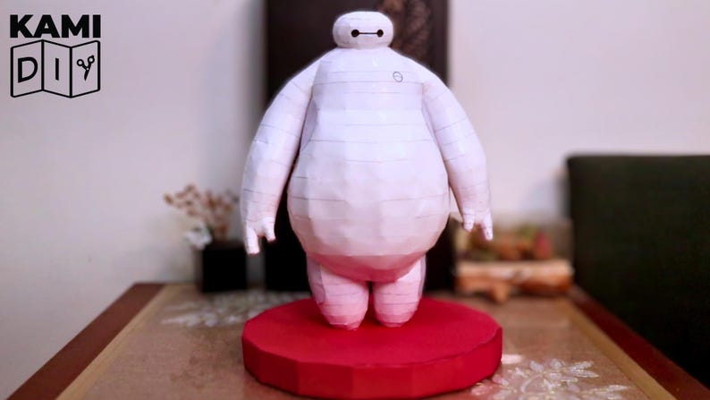 Low Poly Robot Papercraft | 3D White Bot Figurine | Printable PDF ...