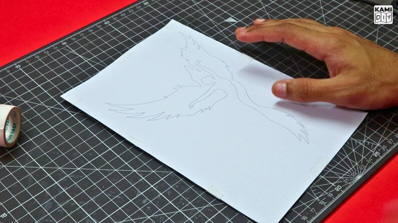 DIY Papercut Art Template: "phoenix" Hand Cutting Pattern (PDF Only) - Etsy