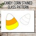 Candy Corn | Halloween and Fall | Stained Glass Pattern | PDF Printable ...