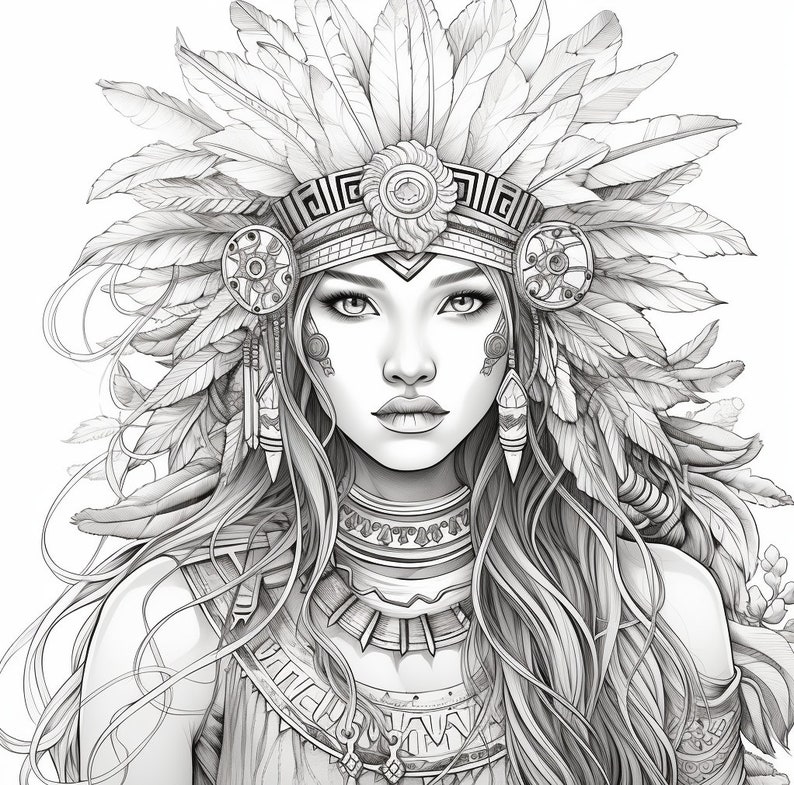 Pirate Maiden Adventures Coloring Book 20 Intricate Pages for Creative ...
