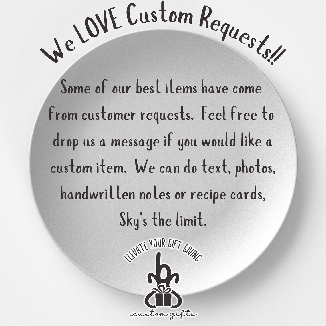 Custom Handwritten Recipe Plate, Personalized Family Heirloom Gift ...