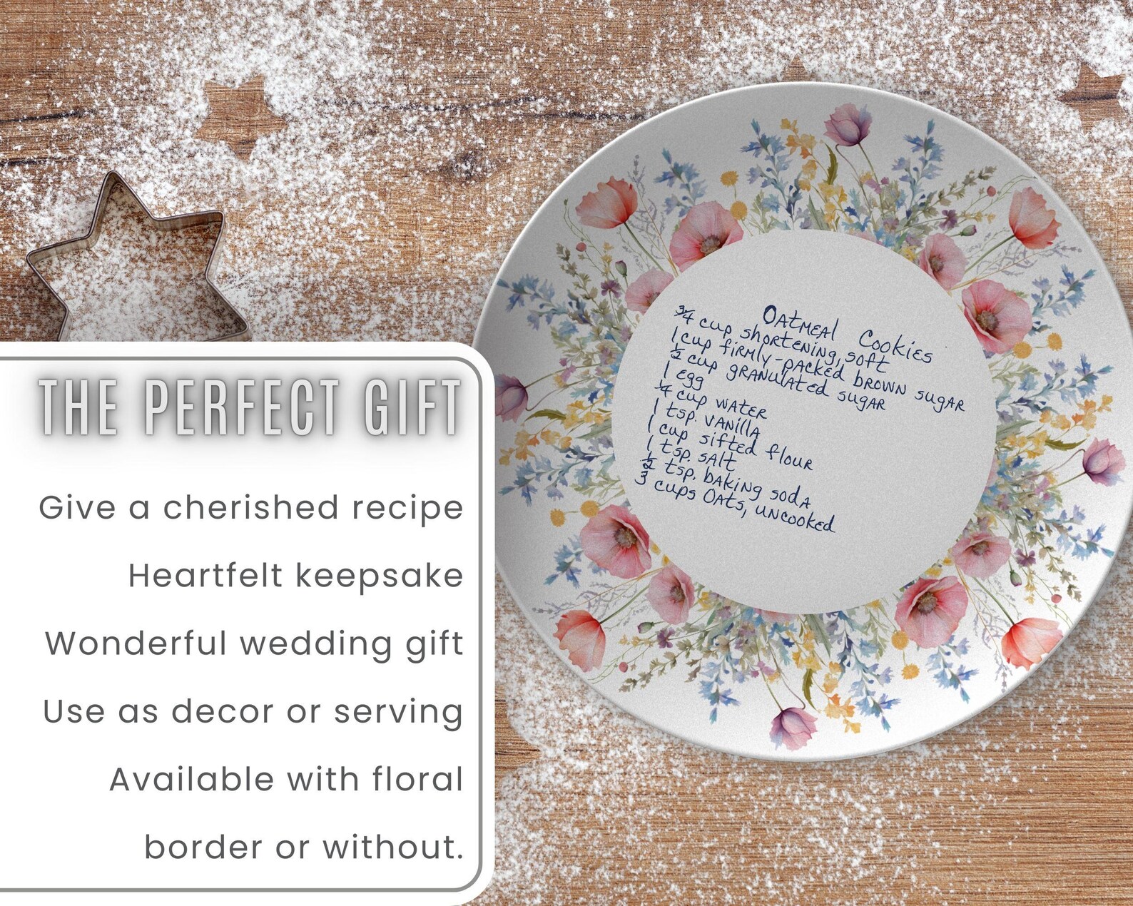 Custom Handwritten Recipe Plate, Personalized Family Heirloom Gift ...