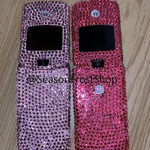 Made to Order Rhinestone Motorola Razor / Razr, Y2k Vintage Blinged ...