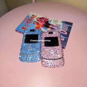Made to Order Rhinestone Motorola Razor / Razr, Y2k Vintage Blinged ...