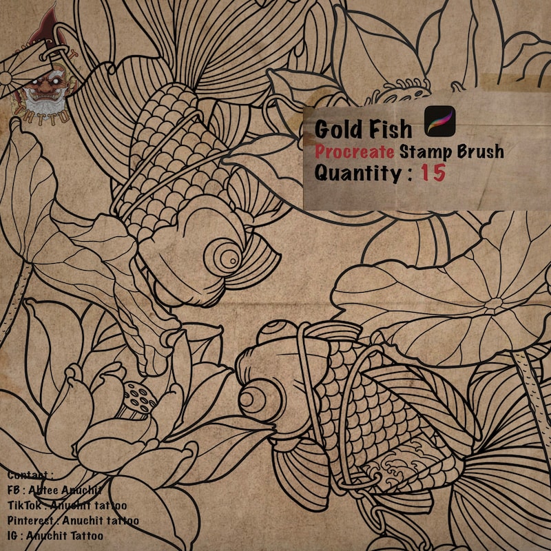 Japanese Frog With Fish - Etsy UK