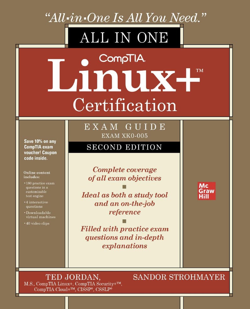 Comptia Linux Certification All-in-one Exam Guide exam XK0-005, 2nd Edition - Etsy