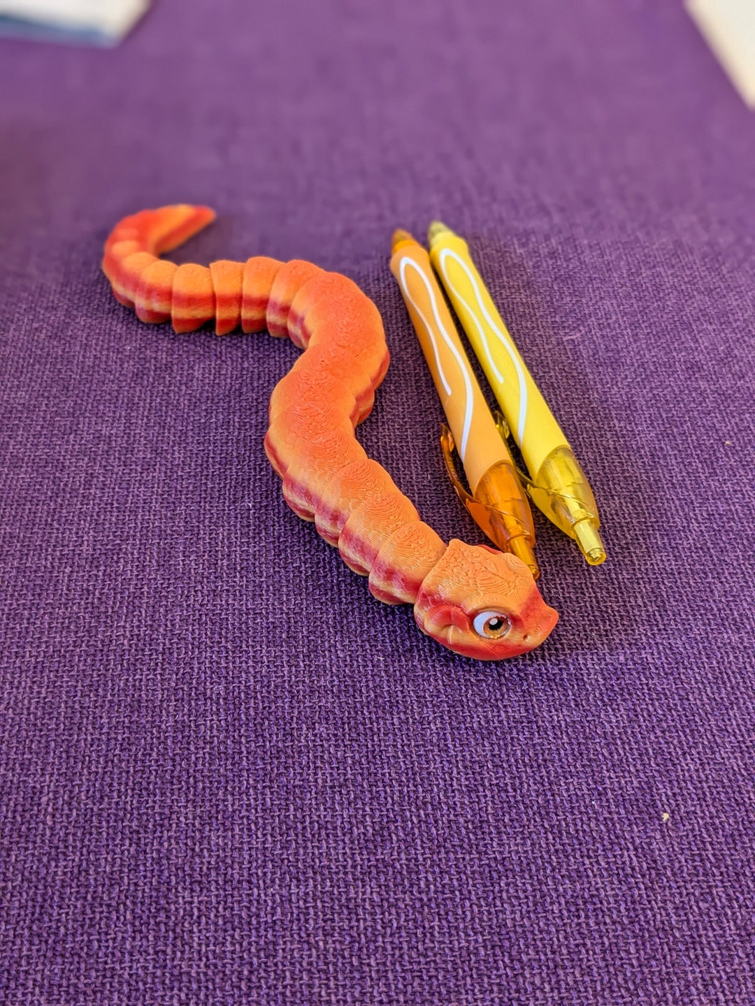 Sunburst Hognose Desk Toy Snake Fidget Toy Stress Toy Gift 3D Printed ...