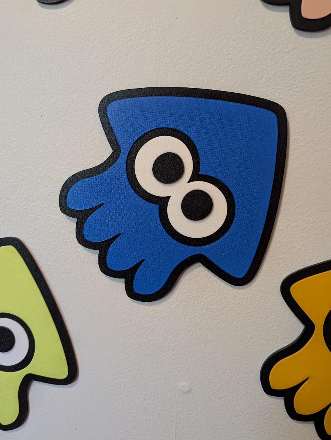 Splatoon Squid Wall Character | 6 Colors Available | 3D Printed Wall ...