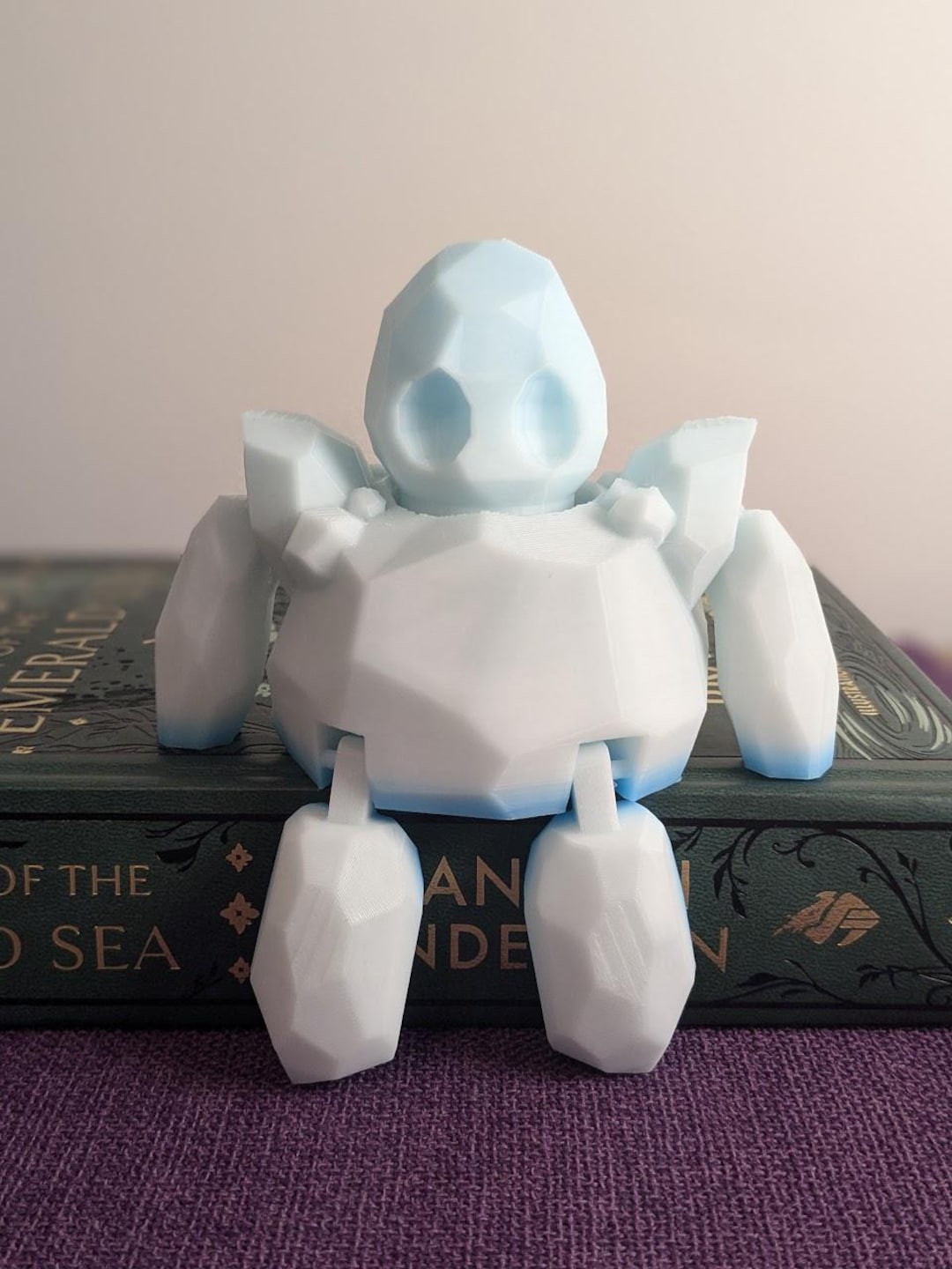 Golem Bookshelf Decoration & Desk Toy Choose Your Ice Golem or Stone ...