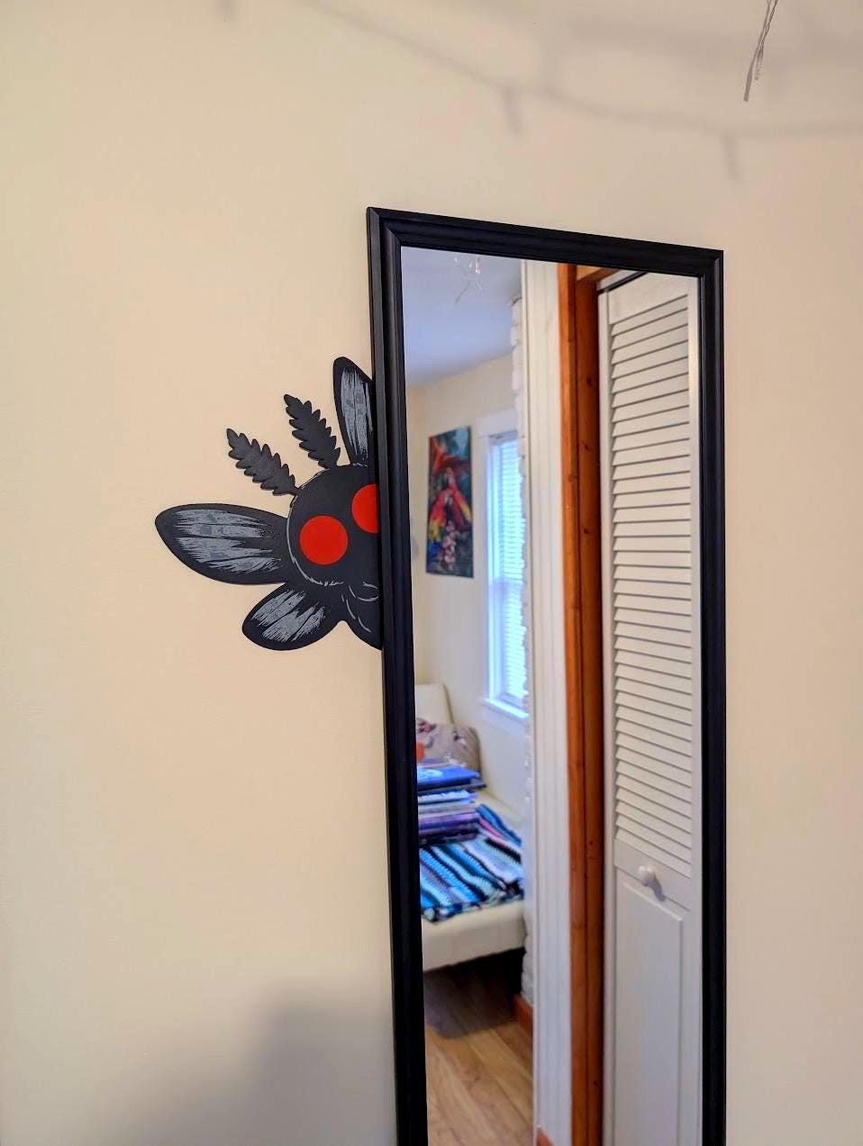 Mothman Frame Sitter | Cryptid Door Decoration | 3D Printed Wall Art - Etsy