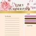 Daily Schedule Digital Planner Page. Digital Planner Page. Digital ...