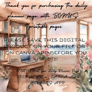 Daily Schedule Digital Planner Page. Digital Planner Page. Digital ...