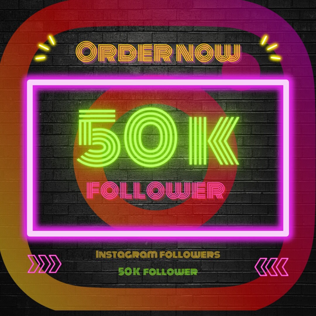 INSTAGRAM FOLLOWERS 50K for Instagram 50.000 Followers - Etsy