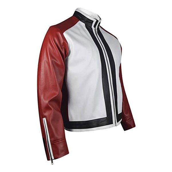 KOF Fighter 14 Rock Howard Cosplay Biker Leather Jacket - Etsy