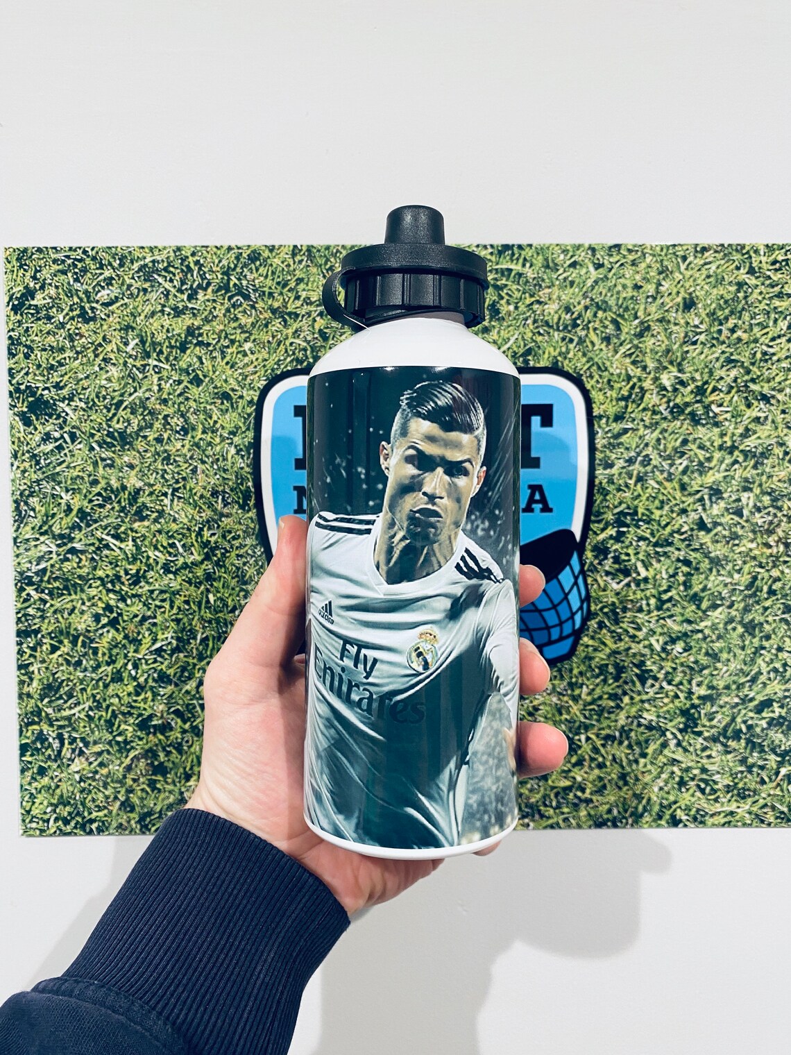 Personalised Cristiano Ronaldo Water Bottle - Etsy