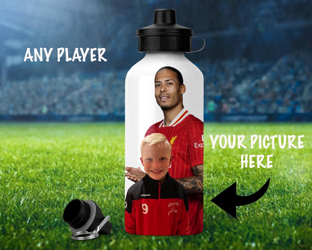 Personalised Liverpool FC Water Bottle - Custom Water Bottle, Add Your ...