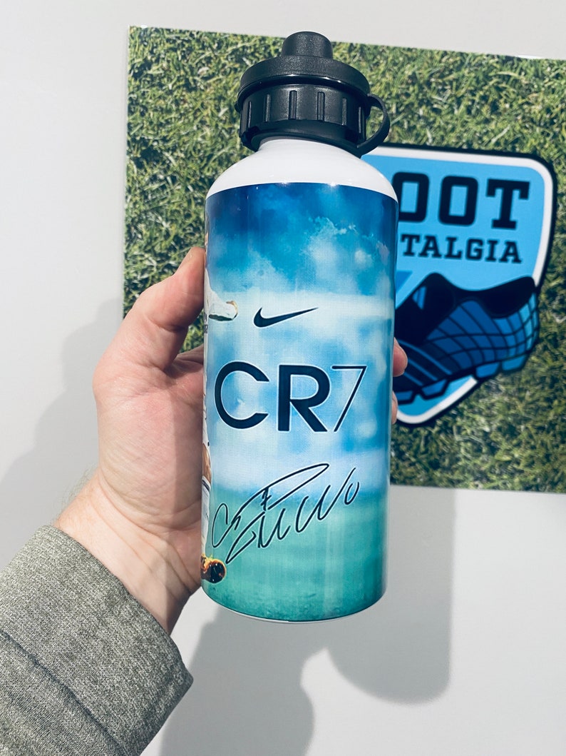 Personalised Cristiano Ronaldo Water Bottle, Back to School - Etsy