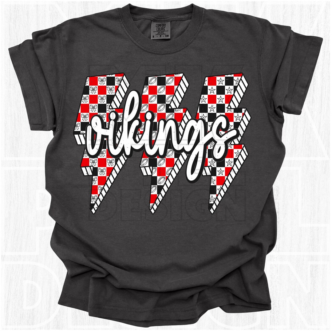 Vikings Png, Checkered, Retro Vikings, Lighting Vikings, Game Day Png ...