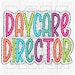 Daycare Director PNG, Colorful Dalmatian Dots (digital File) - Etsy