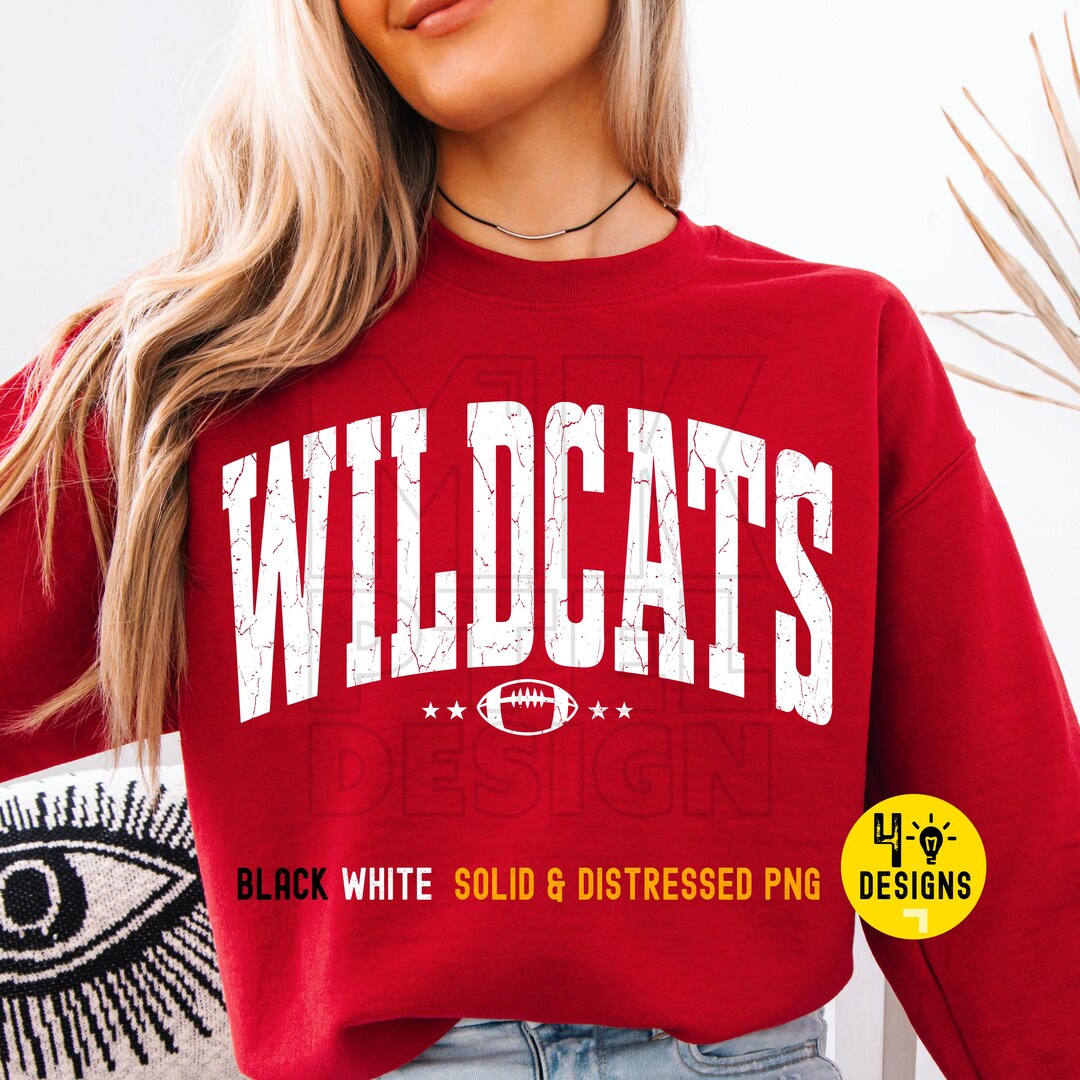 Wildcats Mascot PNG, Trendy Shirt Design (digital File) - Etsy