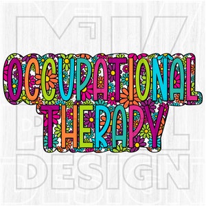 Occupational Therapy PNG, Bright Doodle, Occupational Therapy Daisy PNG ...