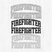 Firefighter Varsity Letters PNG Bundle, Cricut Cut File (digital ...