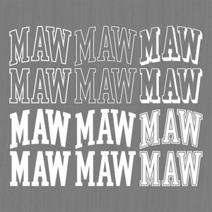 Maw Varsity PNG Bundle, Cricut Cut File (digital Download) - Etsy