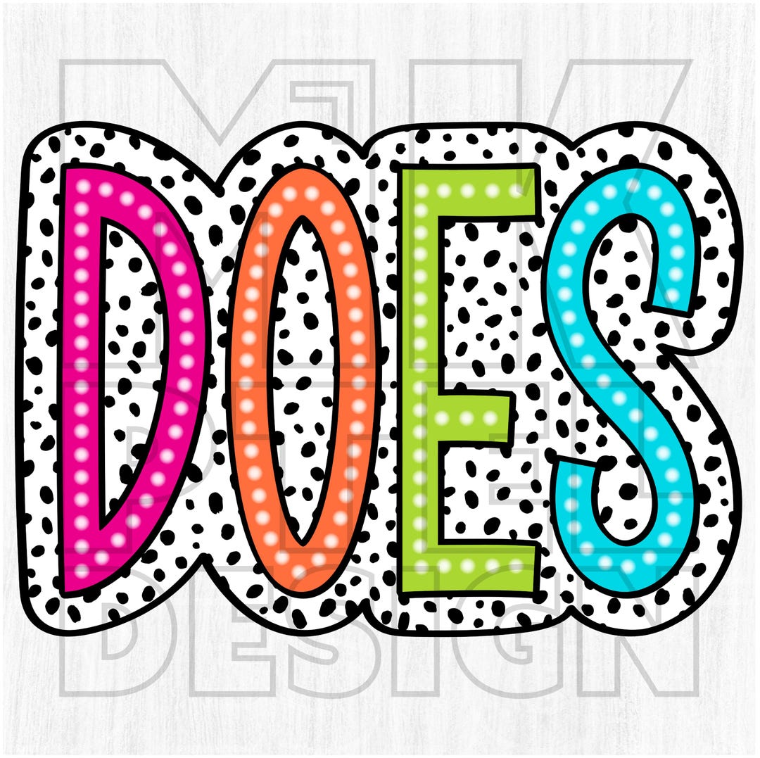 Does PNG, Colorful, Dalmatian Dots, Mascot, School Spirit, Team Spirit ...