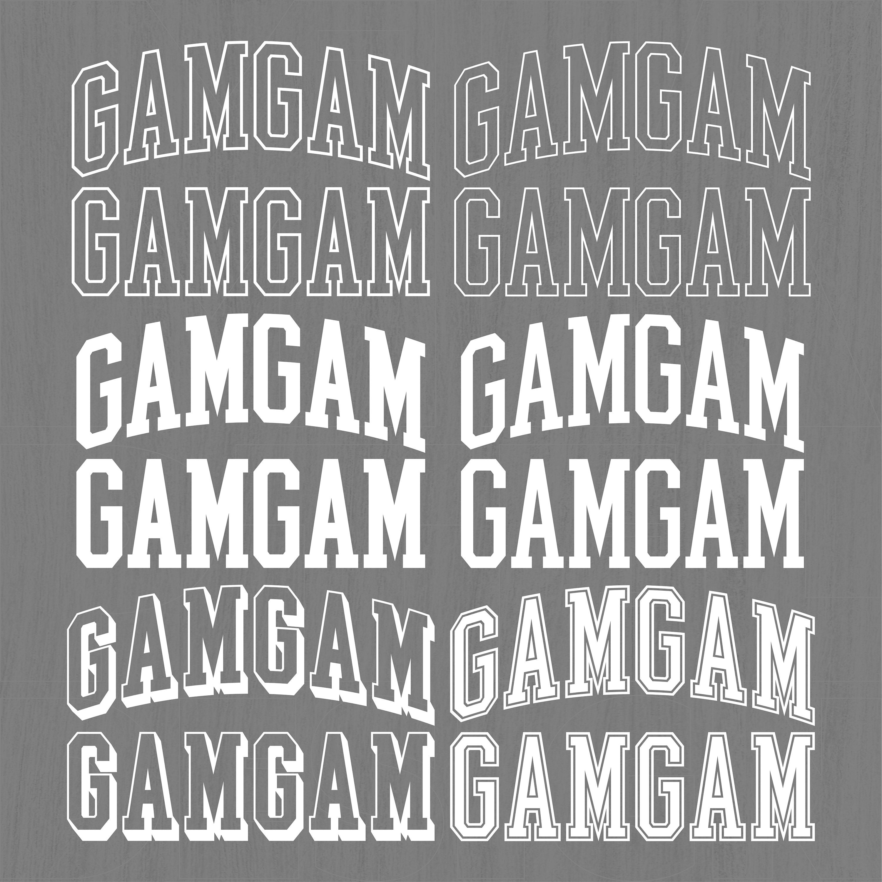 Gamgam Png, Gamgam Varsity Png Bundle, Gamgam Png File, Gamgam Arched ...