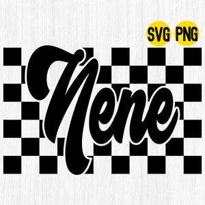Checkered Nene Svg, Nene Png, Racing Nene T-shirt Design, Race Nene ...