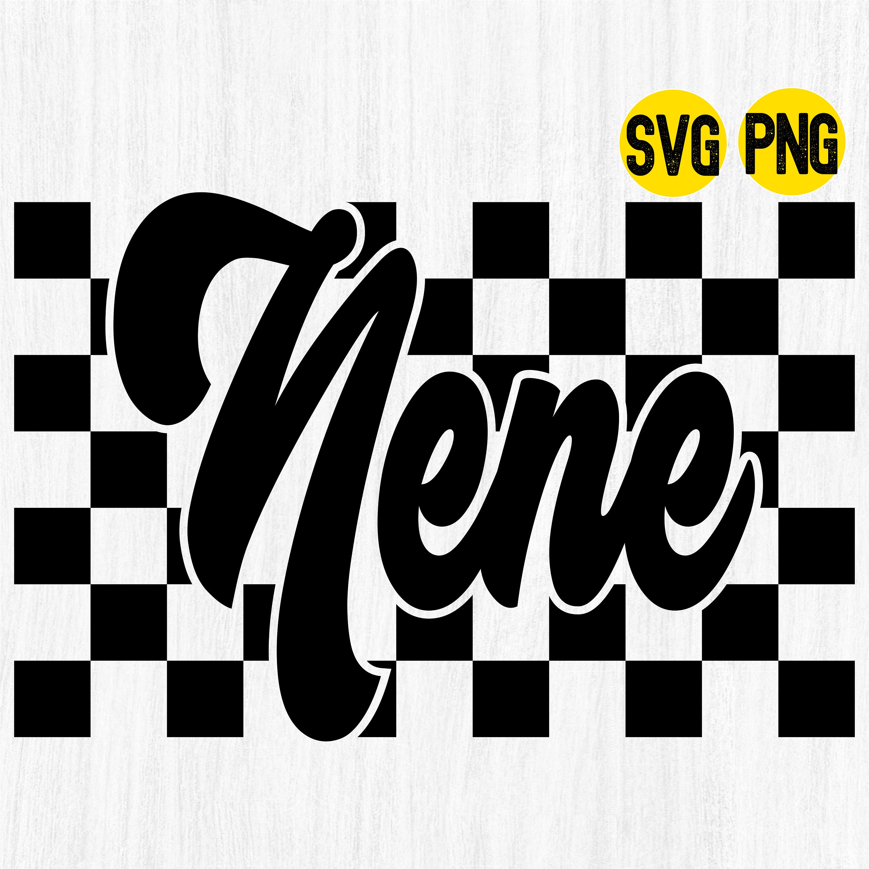 Checkered Nene Svg, Nene Png, Racing Nene T-shirt Design, Race Nene Sublimation, Retro Nene Cut ...