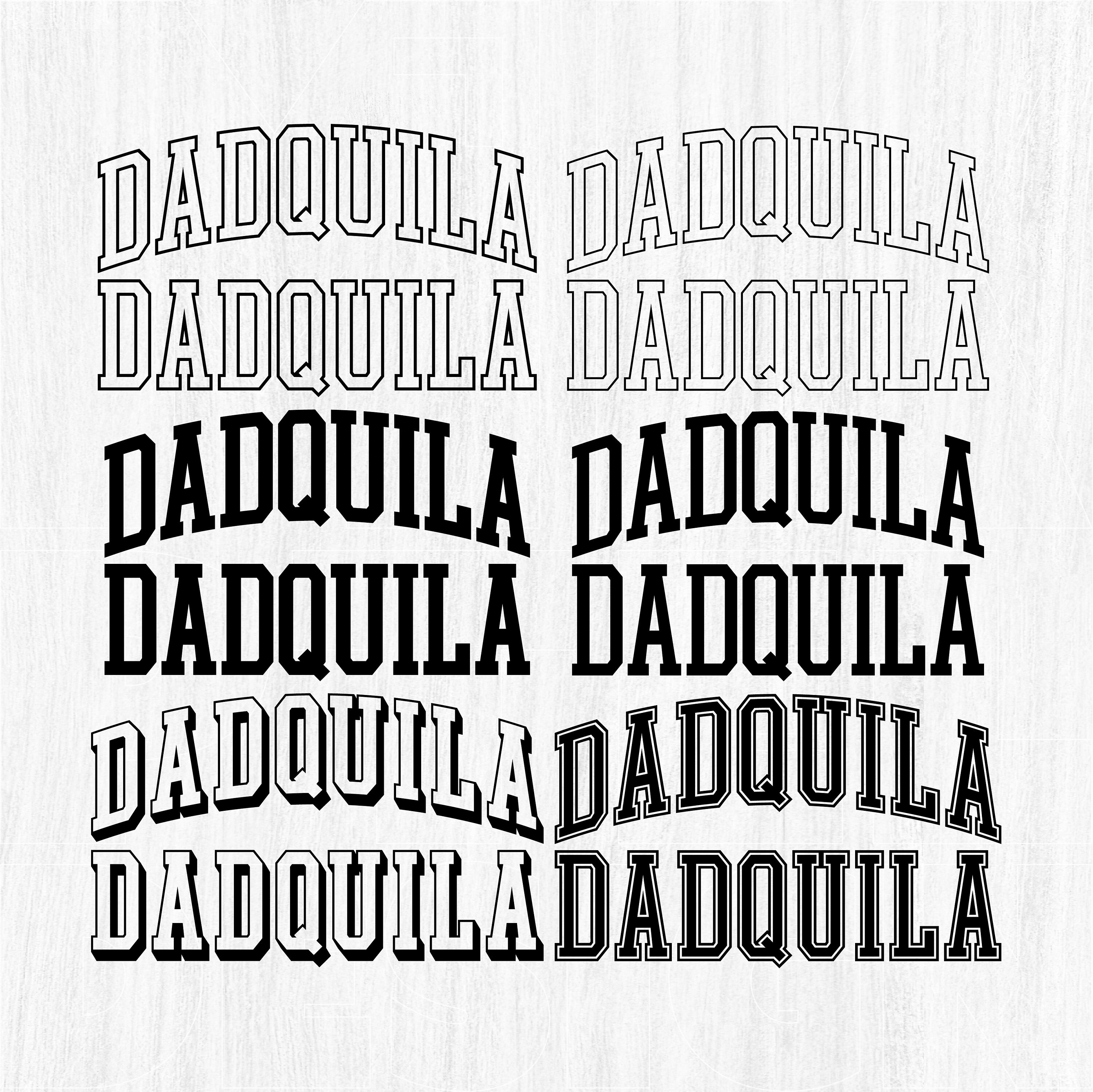 Dadquila Varsity Font PNG, Arched Outline Design (digital Download) - Etsy