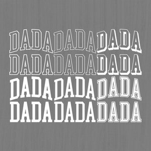 DADA Varsity Arched Outline PNG Bundle (digital Download) - Etsy