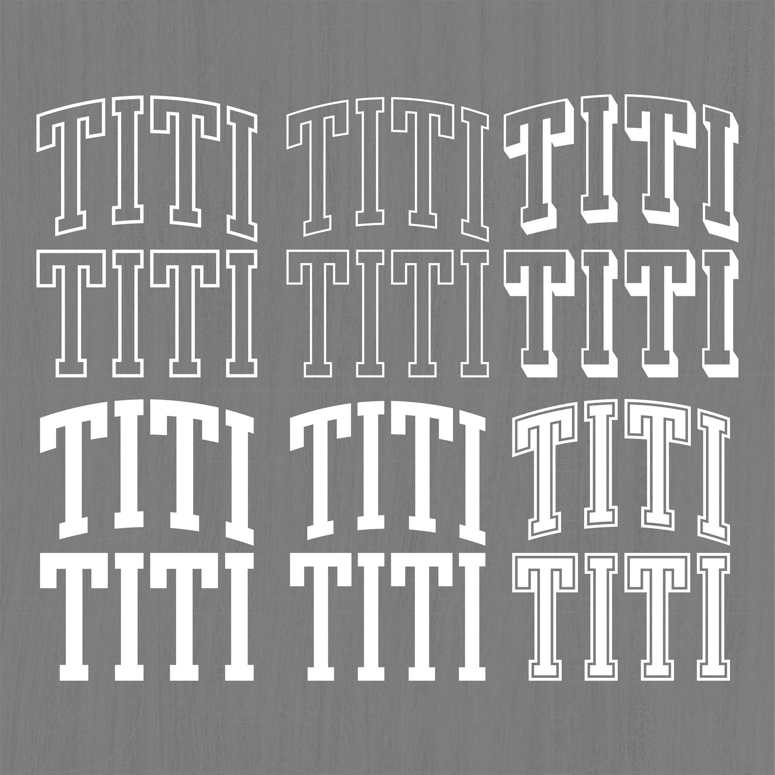 Titi Png, Titi Png File, Titi Png Bundle, Titi Varsity Arched, Titi ...